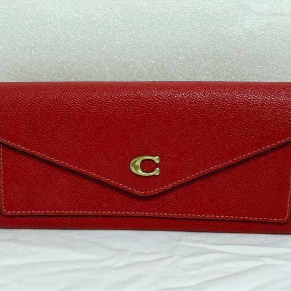 Coach | Bags | Coach Cross Grain Leather Soft Wyn Wallet | Poshmark